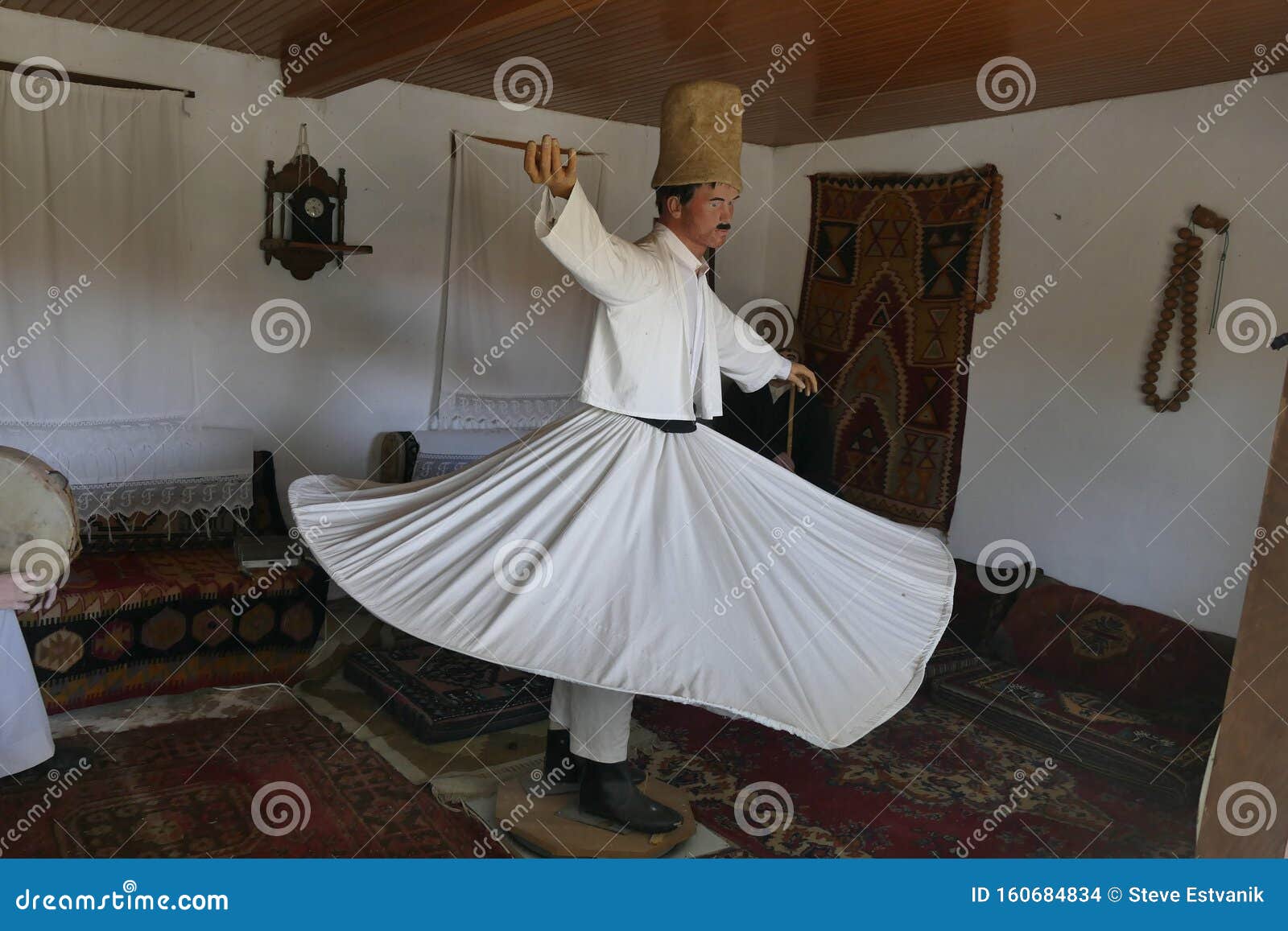 Model of Whirling Dervish Dance Editorial Stock Image - Image of skirt ...