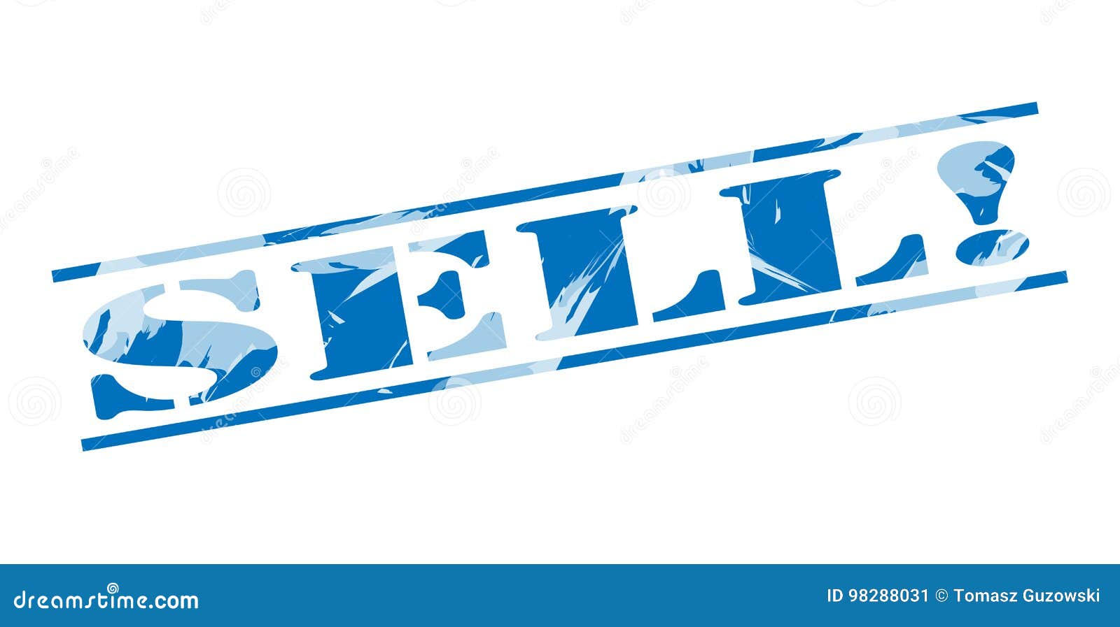 Sell blue stamp stock illustration. Illustration of blue - 98288031