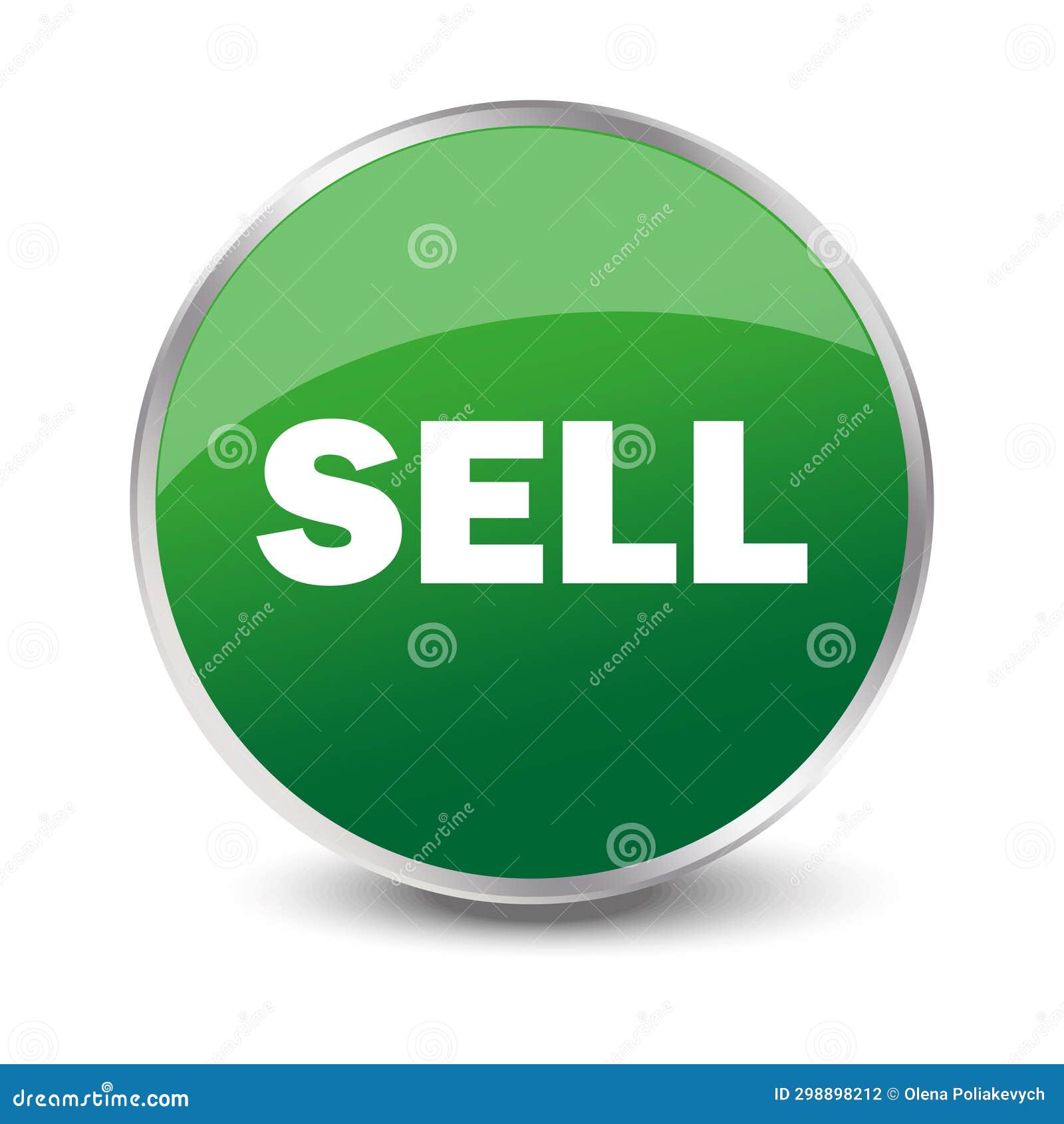 Sell Button Icon. Trading Button. Vector Illustration. EPS 10 Stock ...