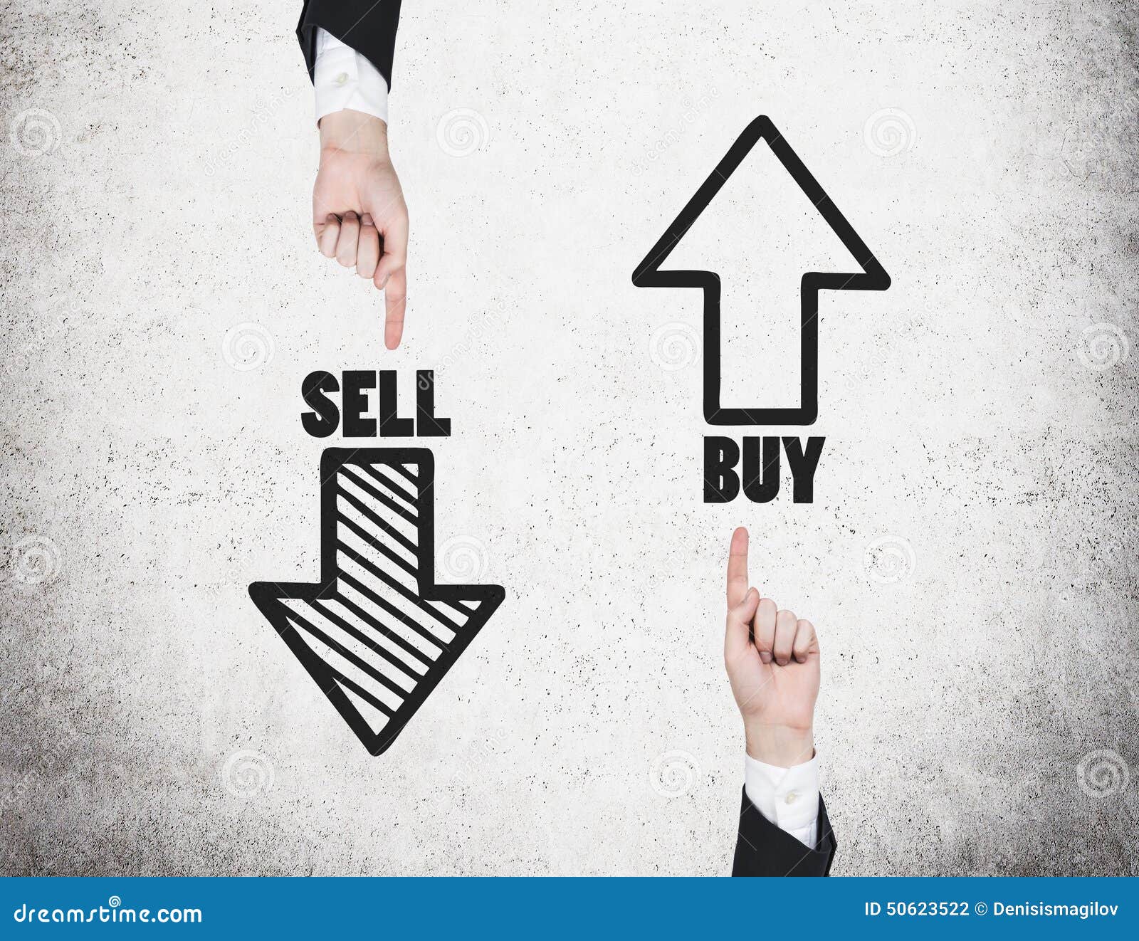 Sell and buy arrows stock photo. Image of motivation - 50623522