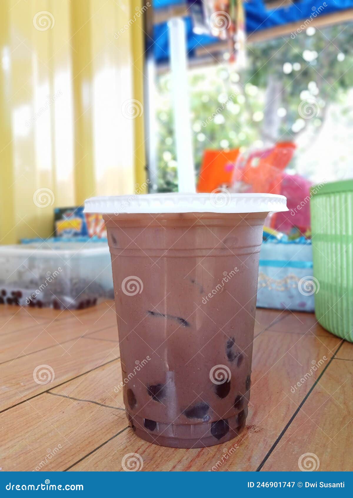 Sell Chocolate Flavored Boba Ice Stock Image - Image of boba, flavored ...