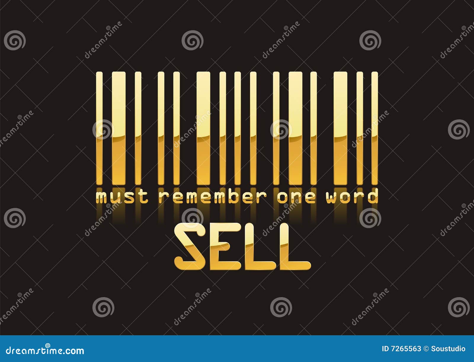 Sell code bar stock vector. Illustration of label, barcode - 7265563