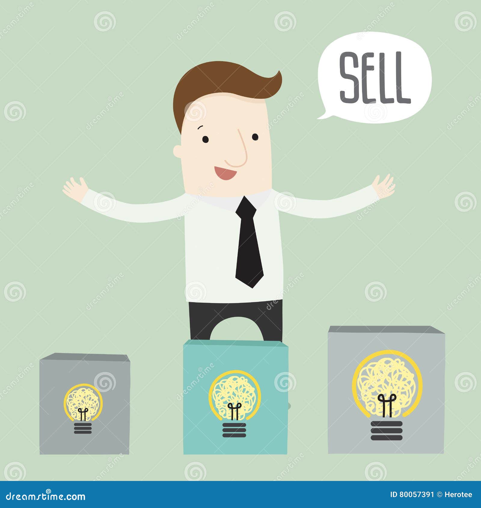 Sell Idea stock vector. Illustration of trade, finance - 80057391
