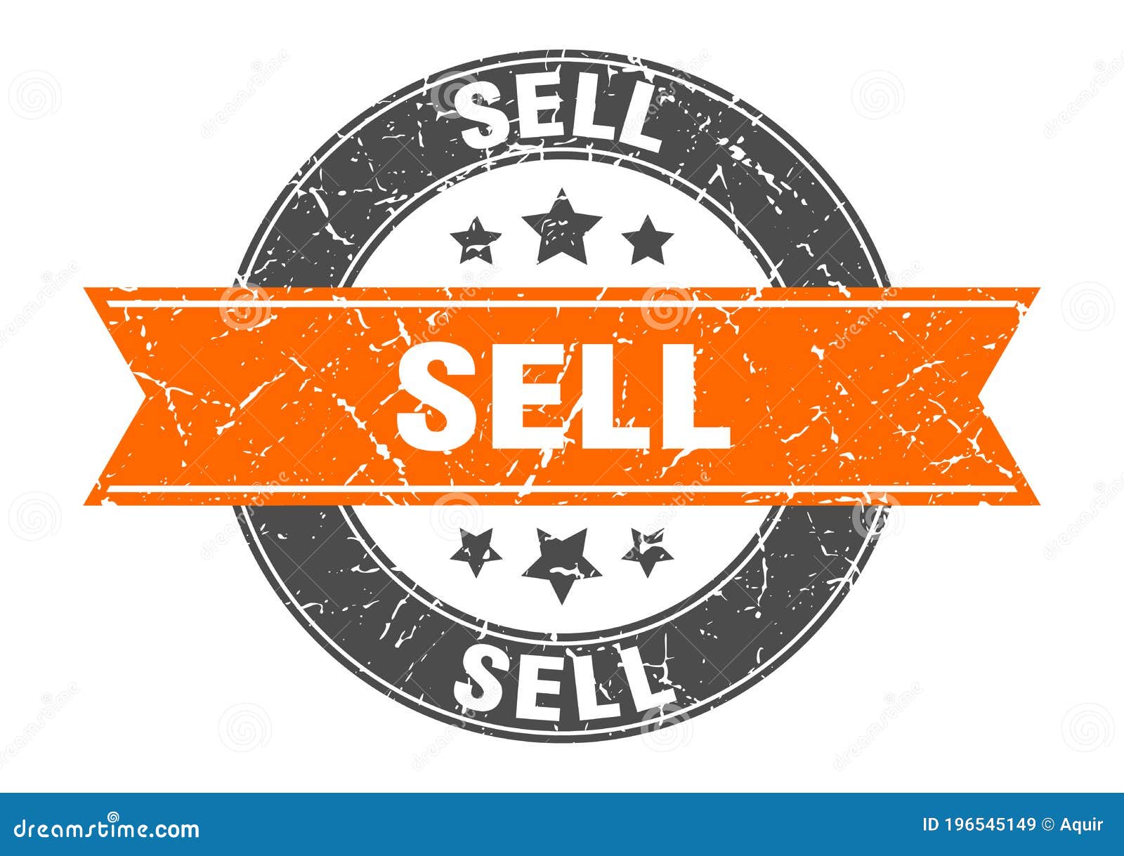 Sell stamp stock vector. Illustration of sell, stamp - 196545149