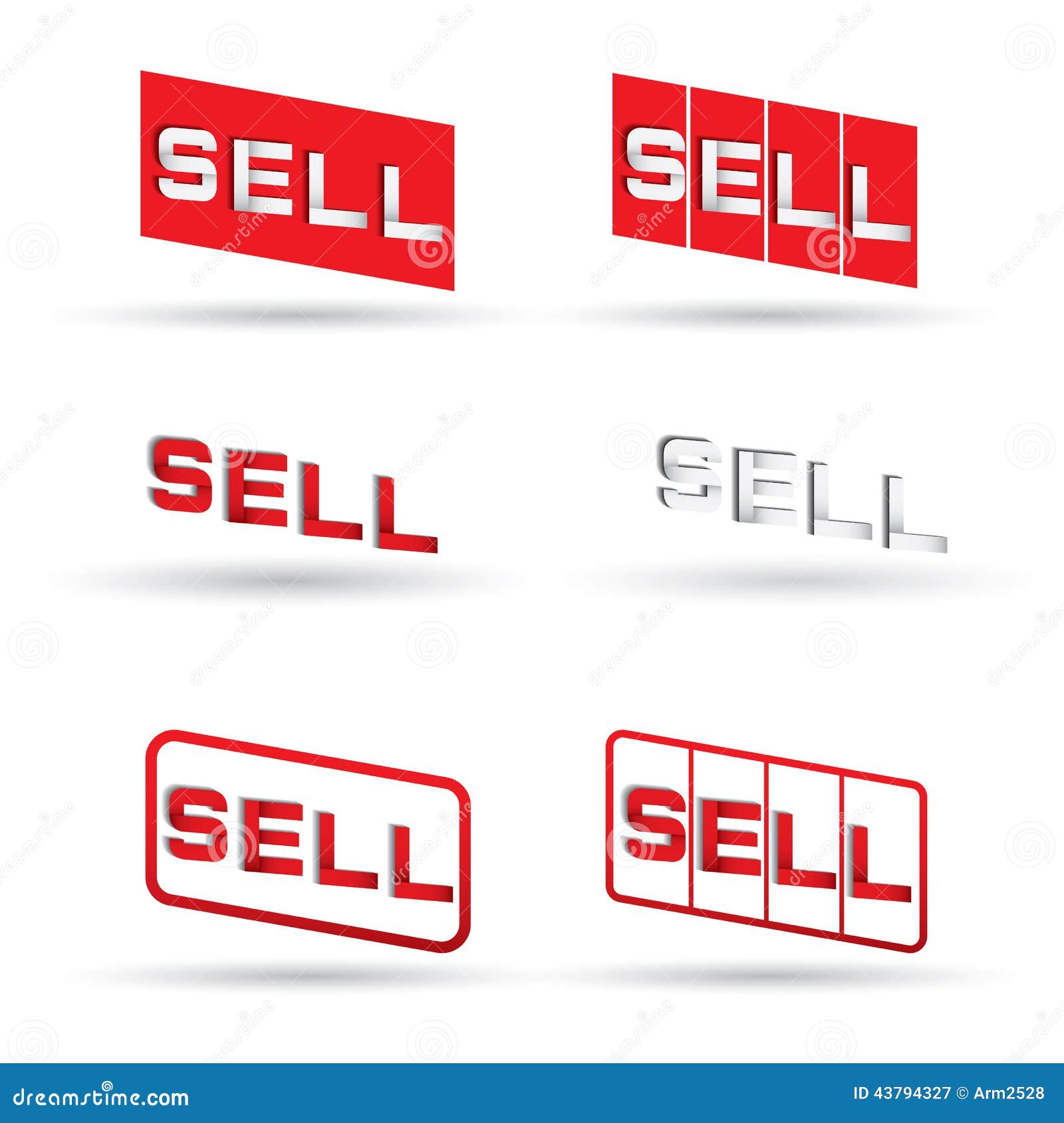 Sell text stock vector. Illustration of market, change - 43794327