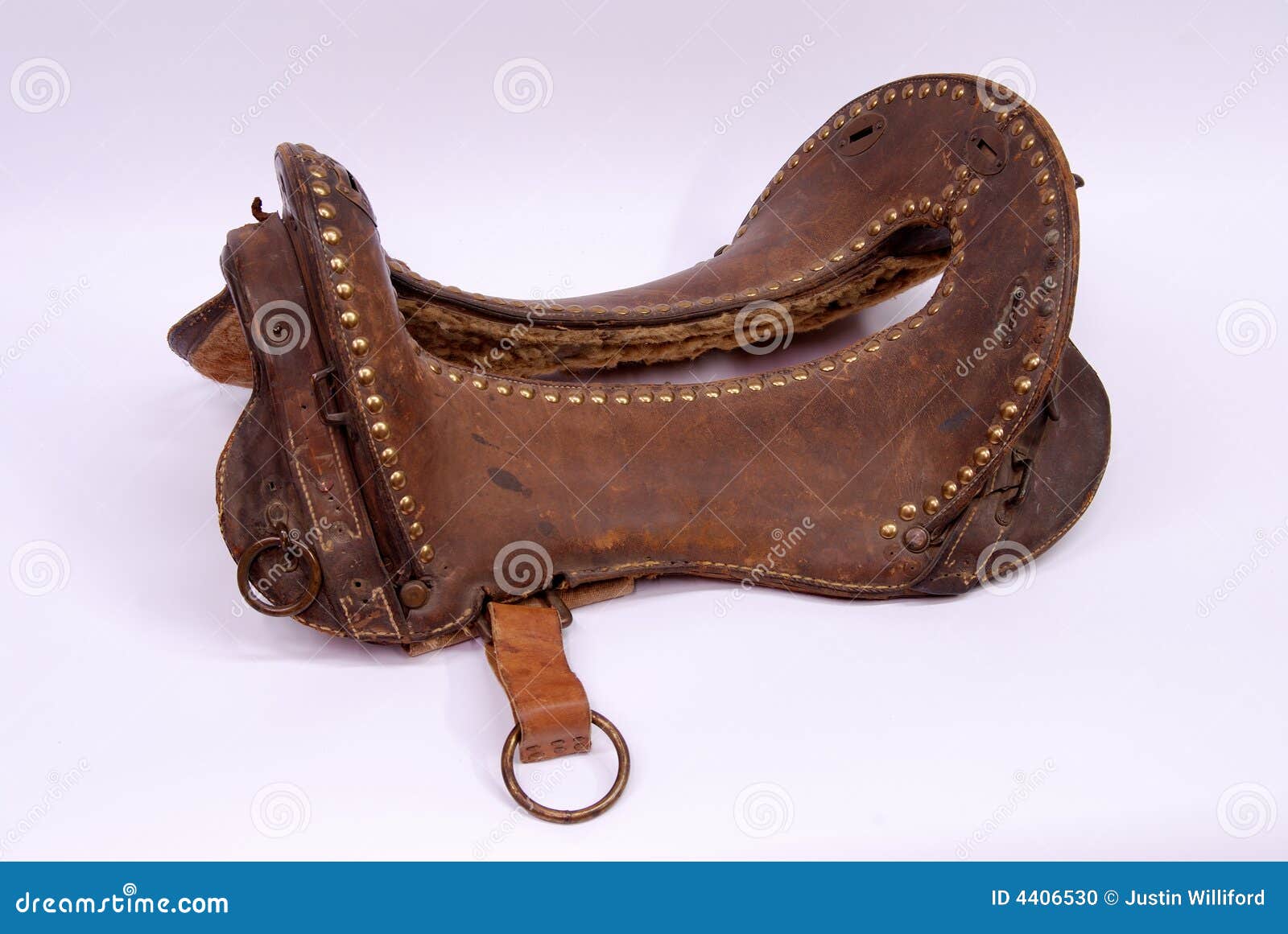 Sella Del Cavallo Dell'esercito Fotografia Stock - Immagine di ottone ...