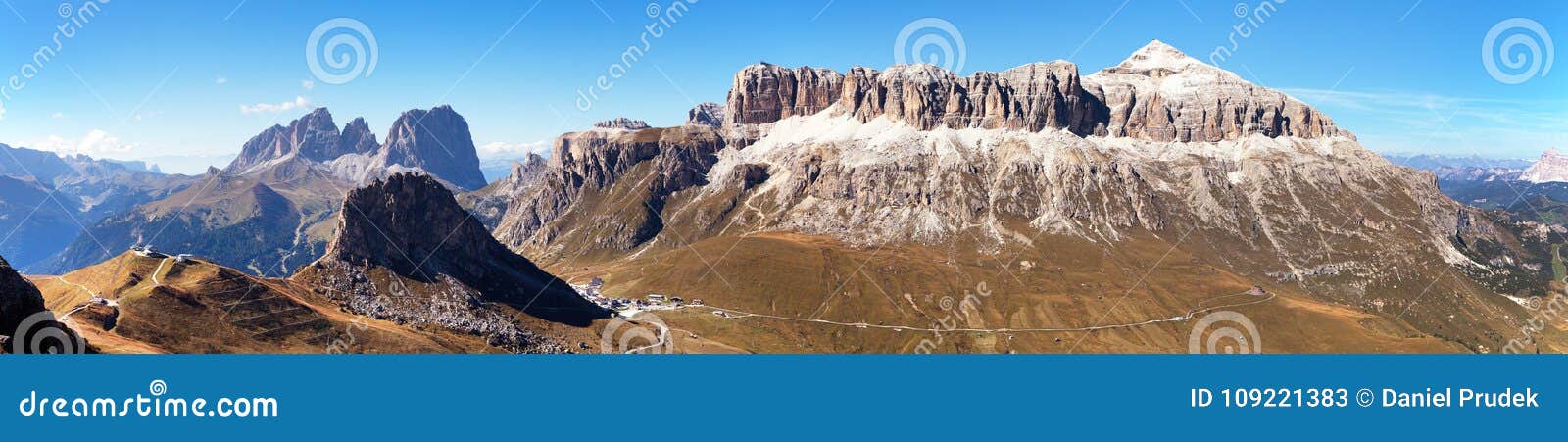 Sella Gruppe and Piz Boe, Dolomites Mountains, Italy Stock Image ... Sella Gruppe and Piz Boe, Dolomites Mountains, Italy Stock Image ...