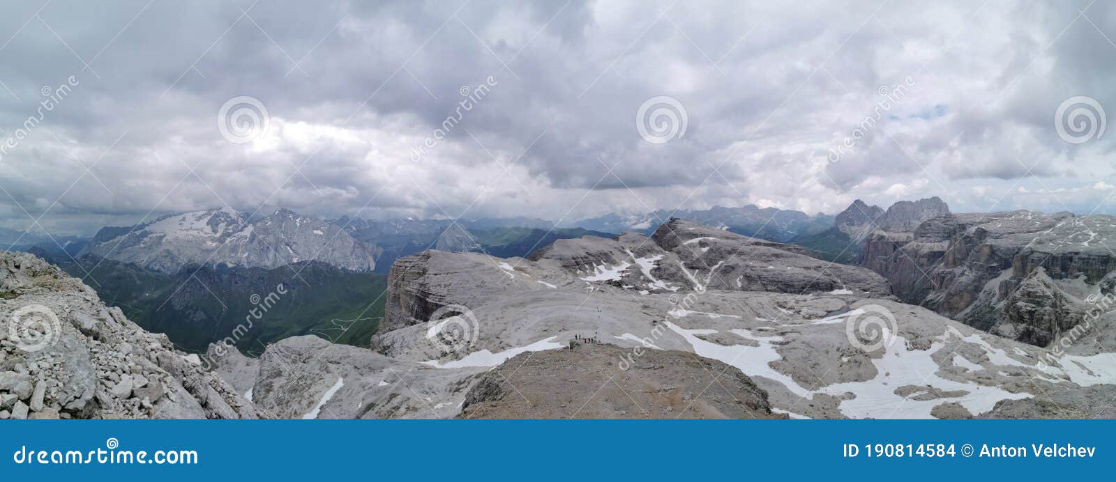 Piz BoÐµ - the Highest Peak in the Sella Mountain Range, in the ...