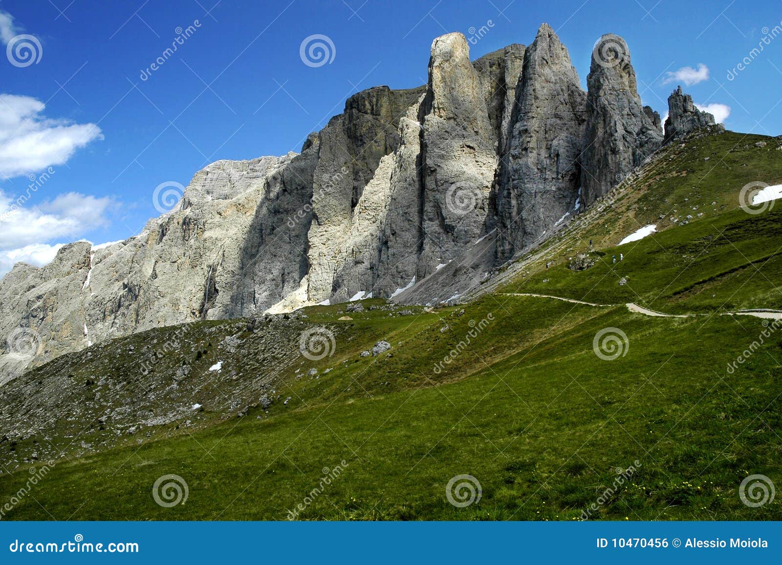 Sella pass stock photo. Image of alps, mountains, massif - 10470456