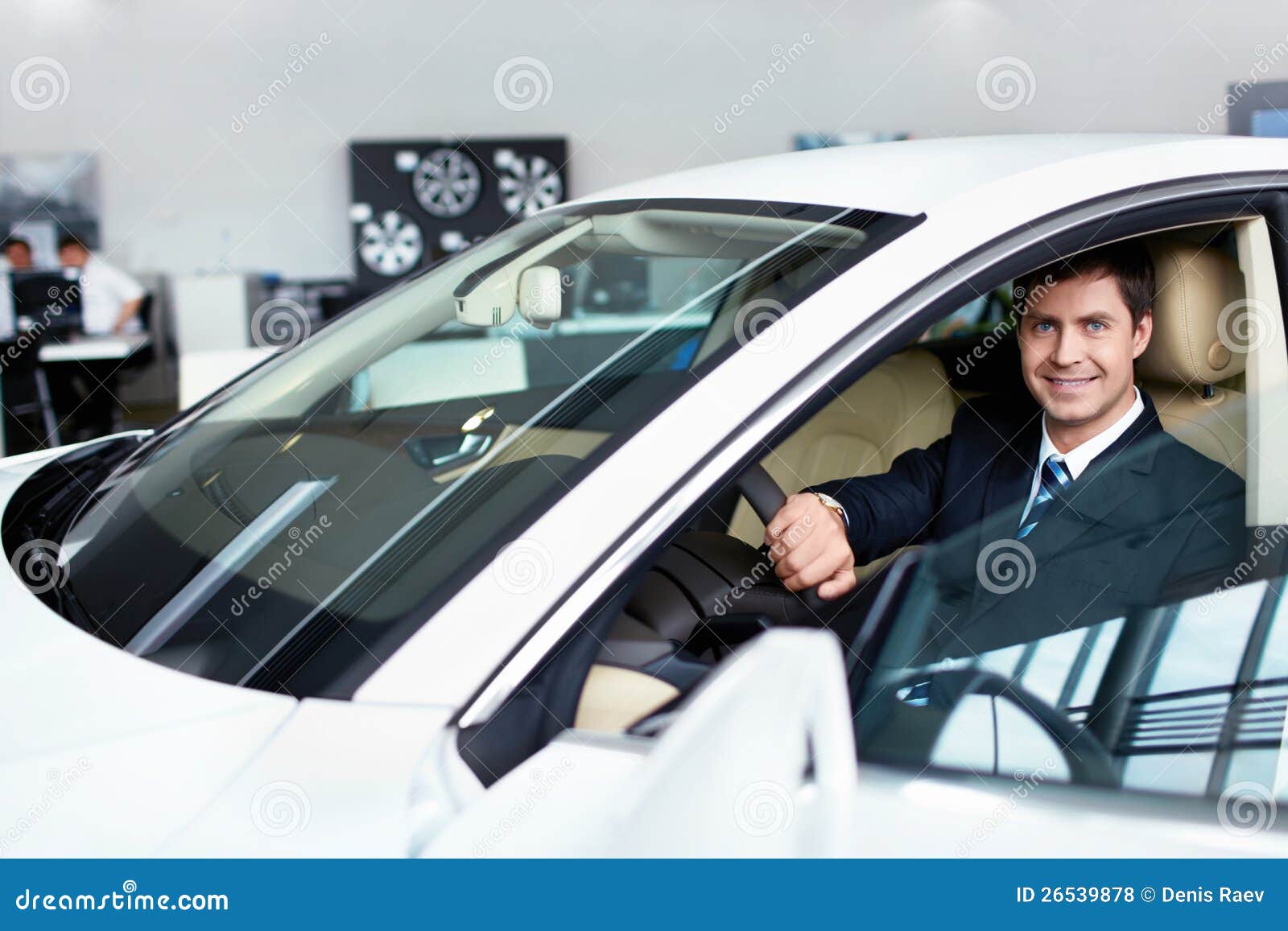 Seller stock photo. Image of indoors, retail, dealership - 26539878