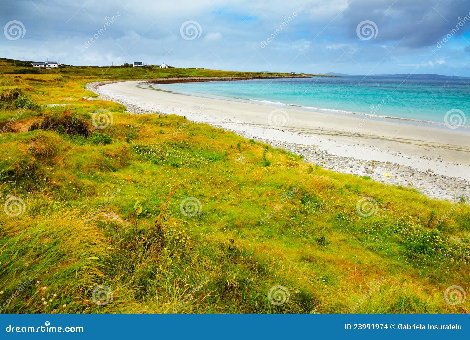 Sellerna beach stock photo. Image of coastline, overcast - 23991974