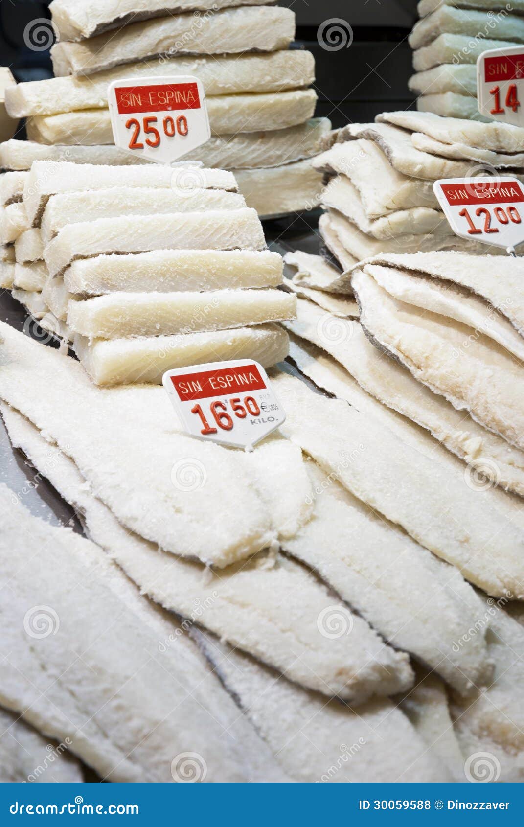Cod fish selling at market stock photo. Image of sightseeing - 30059588