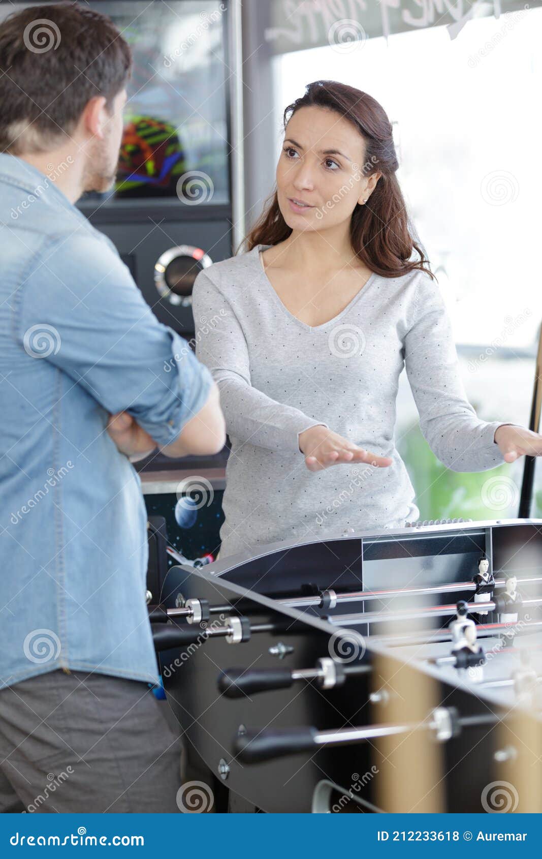 Selling Customers Table Football Concept Stock Photo - Image of table ...