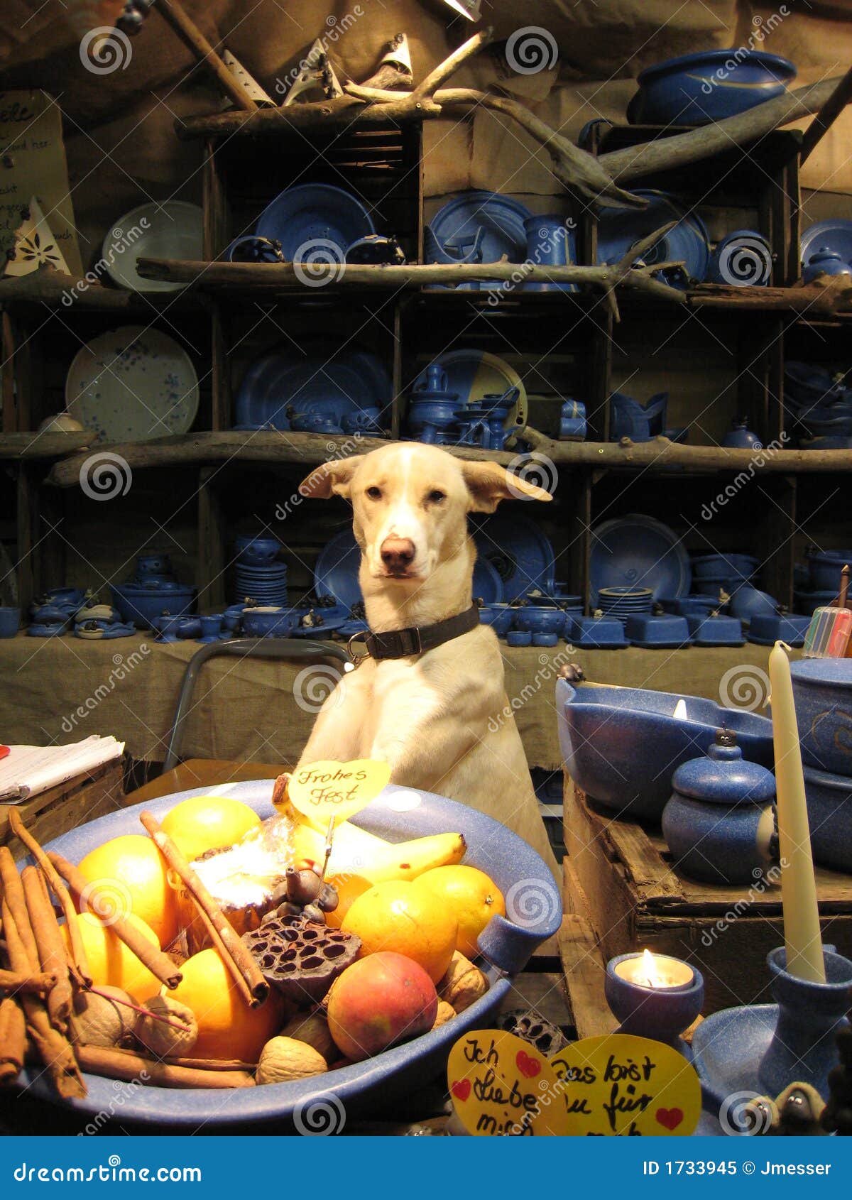 Selling Dog stock image. Image of seller, ceramic, market - 1733945