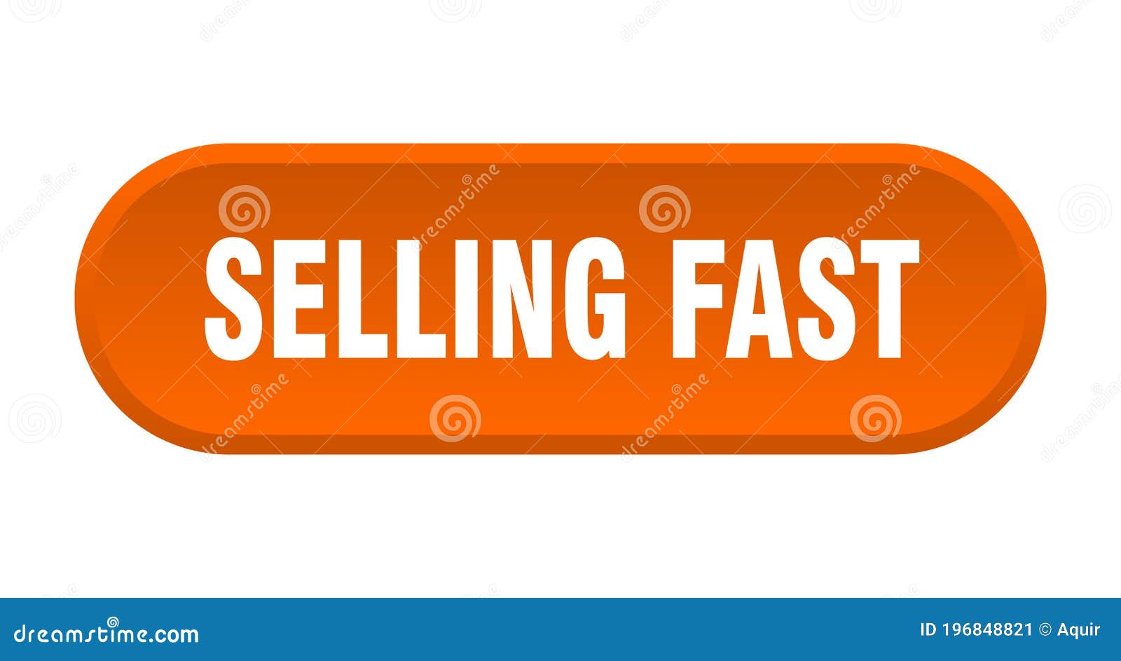 Selling fast button stock vector. Illustration of fast - 196848821