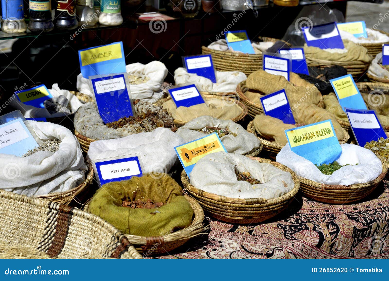 Selling Frankincense stock photo. Image of merchants - 26852620
