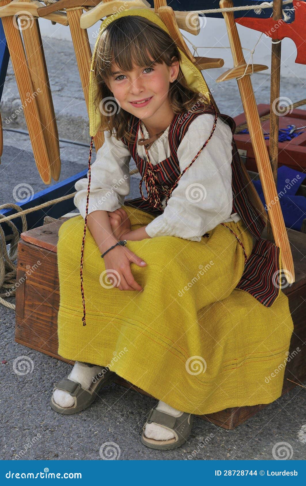 Selling girl editorial stock image. Image of hand, beauty - 28728744