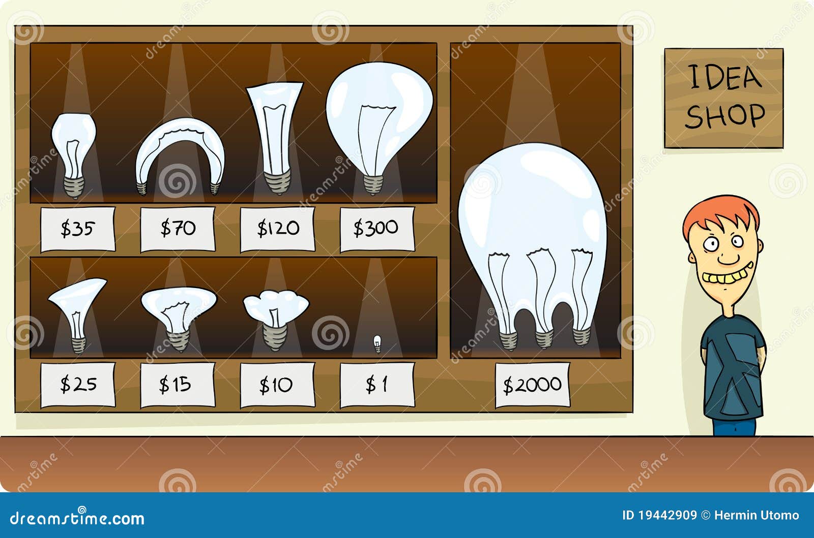 Selling Idea stock vector. Illustration of sale, create - 19442909