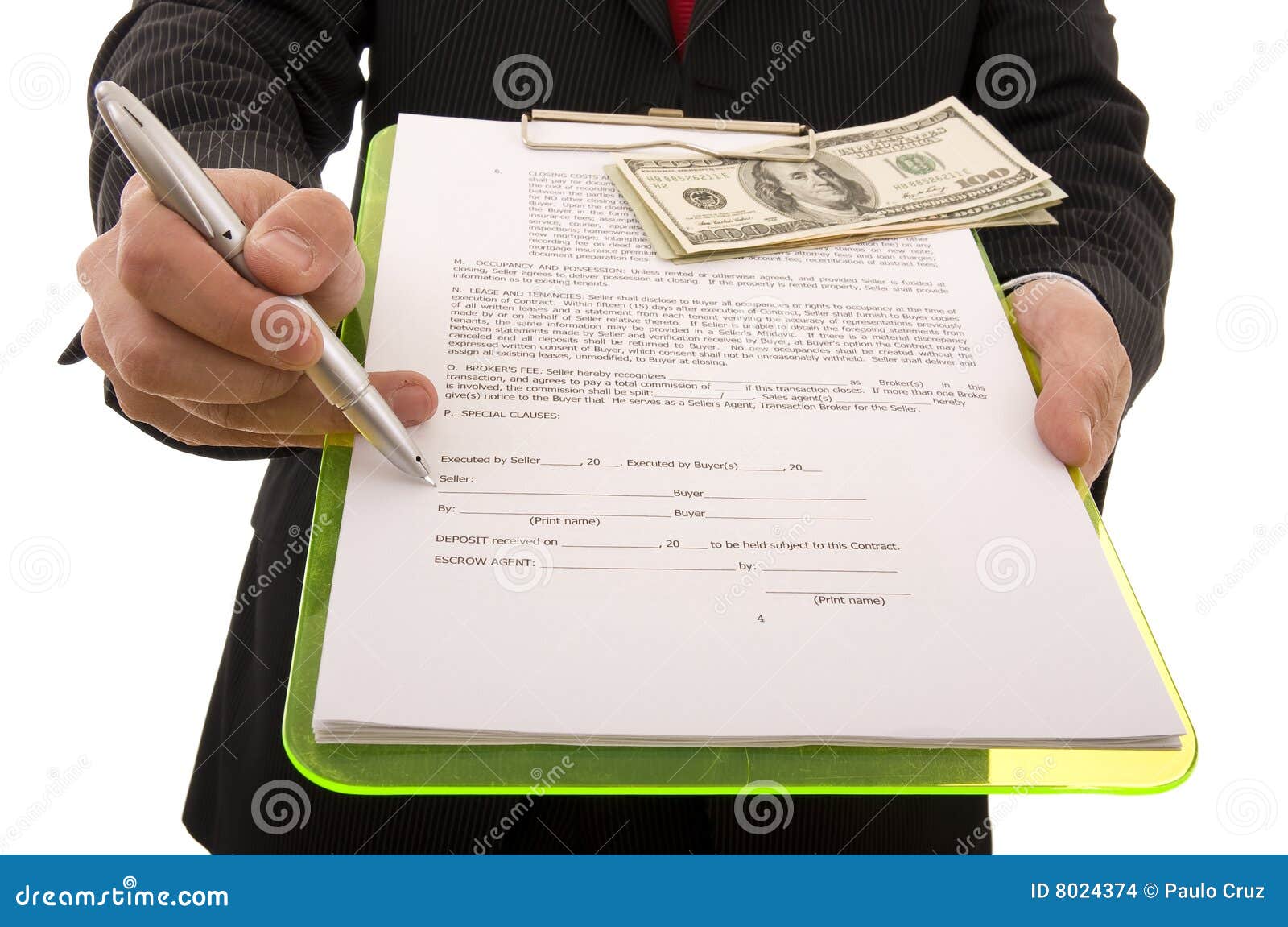 Selling something stock photo. Image of legal, contract - 8024374