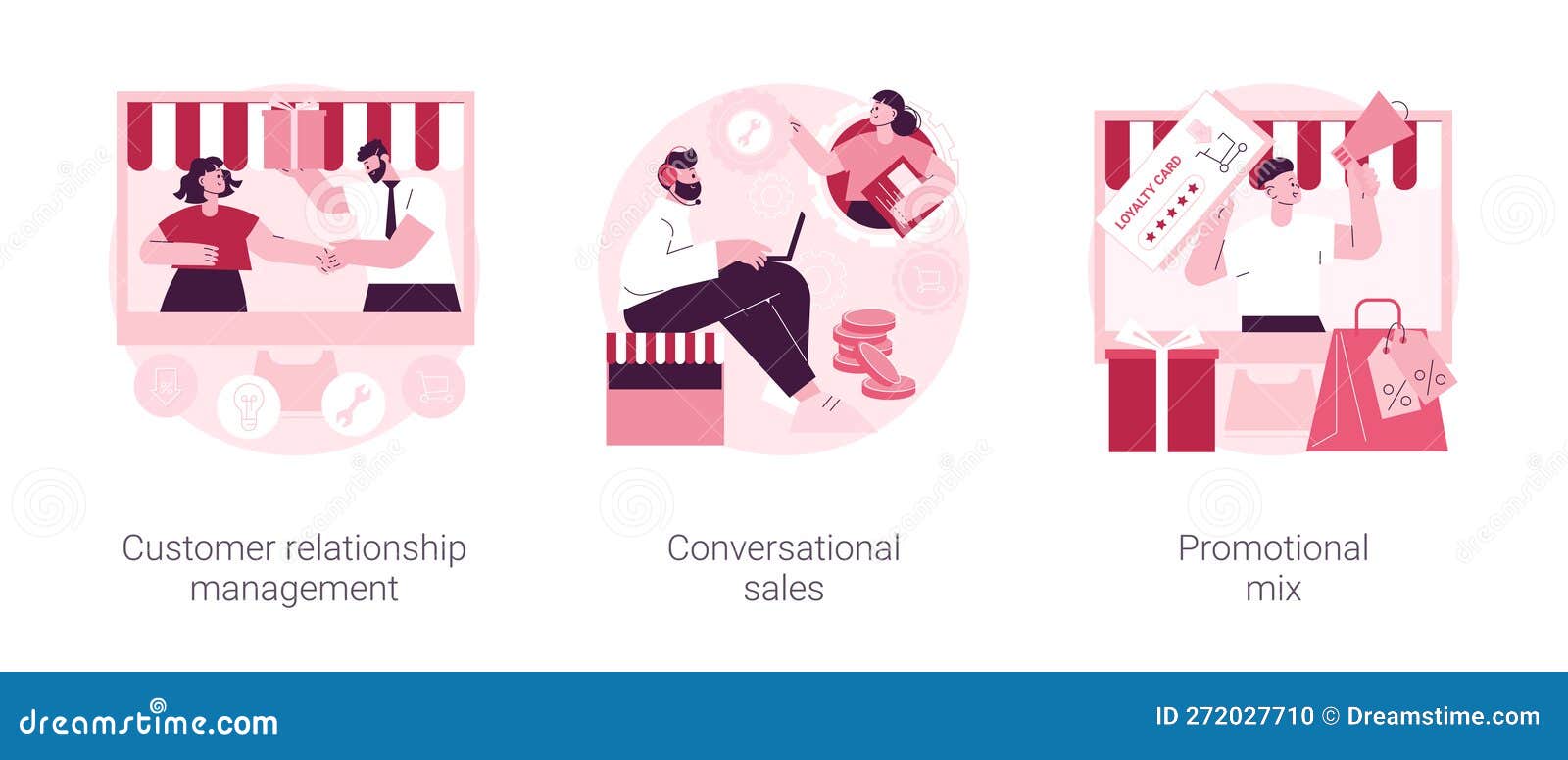 Selling Strategy Abstract Concept Vector Illustrations. Stock Vector ...