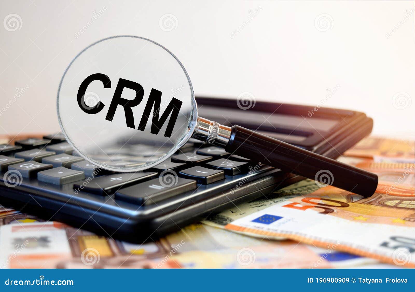 Selling Text Written on the Etching Glass, Next To the Calculator and ...