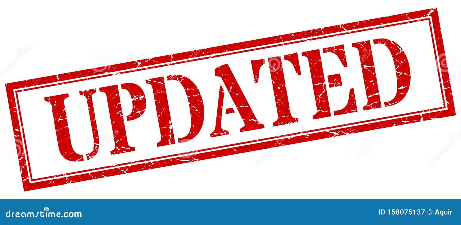 Sello actualizado ilustración del vector. Ilustración de fondo - 158075137