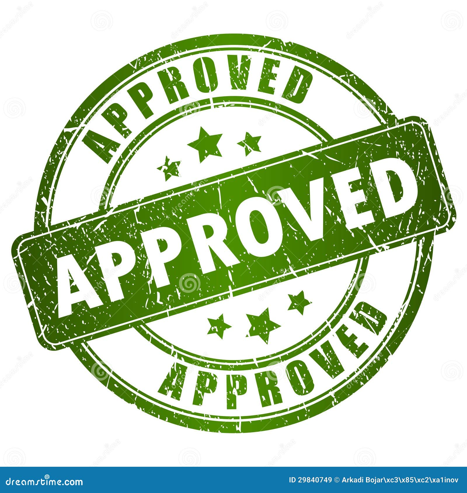 Sello aprobado vector ilustración del vector. Ilustración de arte ...