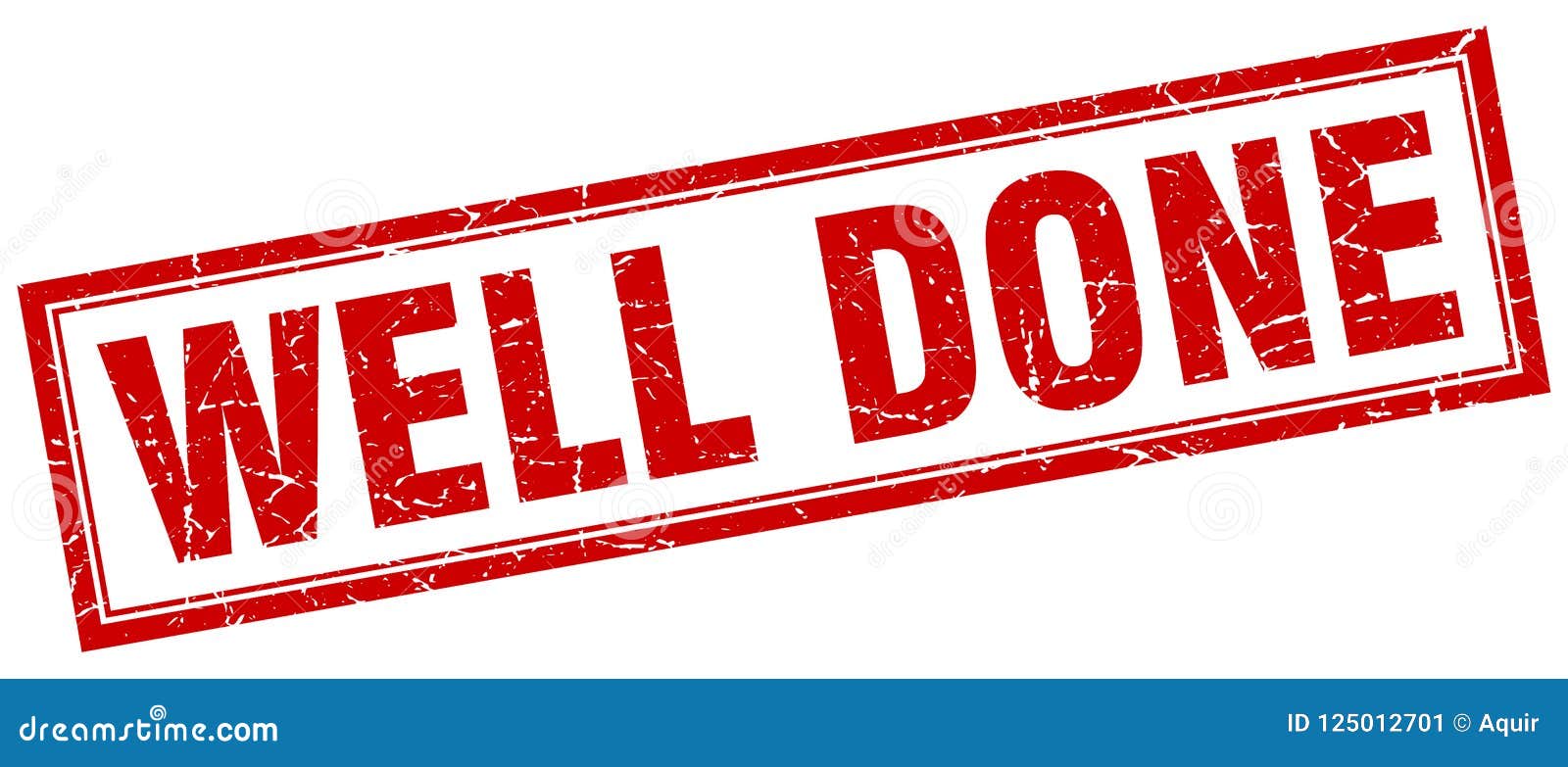 Sello bien hecho ilustración del vector. Ilustración de modelo - 125012701