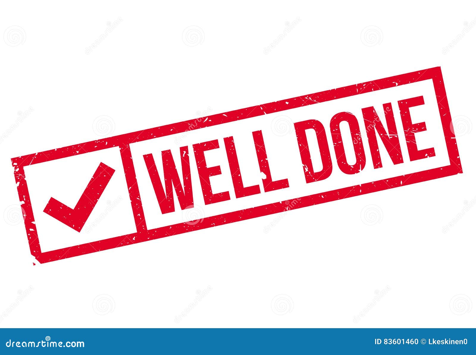 Sello bien hecho stock de ilustración. Ilustración de blanco - 83601460
