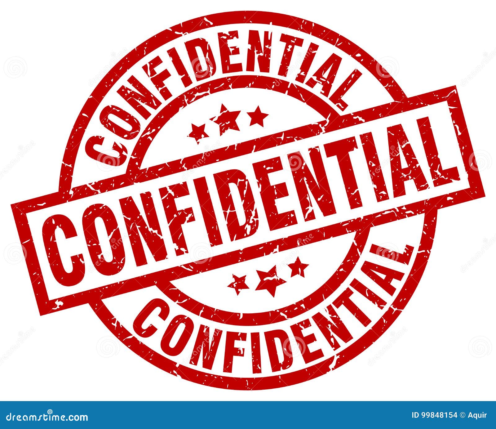 Sello confidencial ilustración del vector. Ilustración de divisa - 99848154
