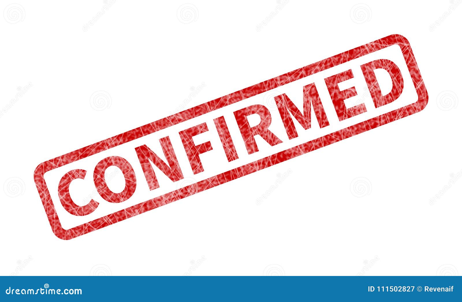Sello Confirmado - Sello Rojo Del Grunge Stock de ilustración ...