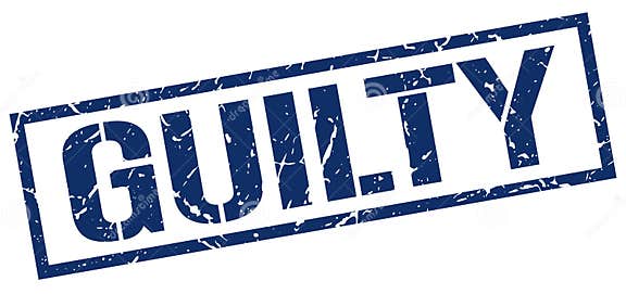 Sello culpable ilustración del vector. Ilustración de muestra - 122105260