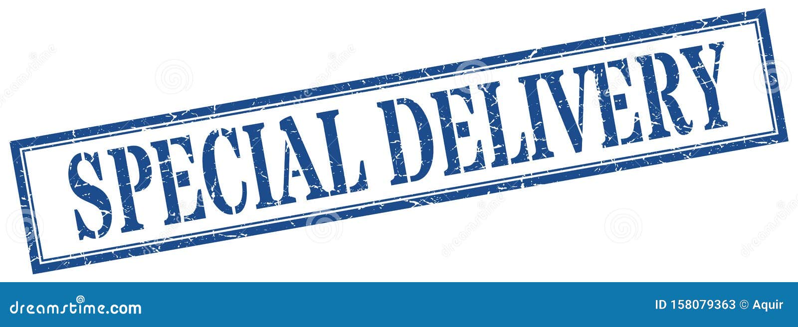 Sello de entrega especial ilustración del vector. Ilustración de ...