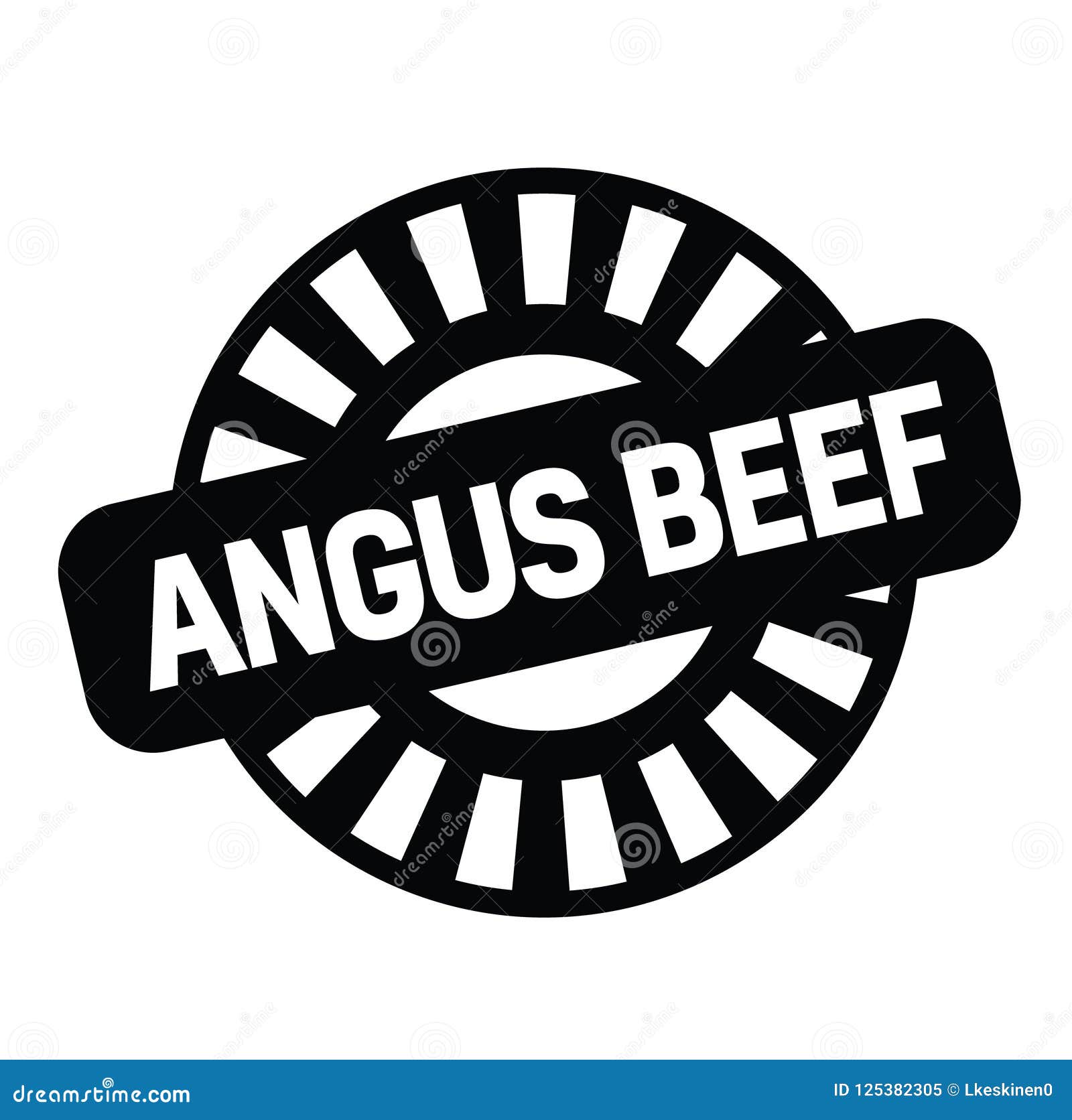 Sello De Goma De Angus Beef Ilustración del Vector - Ilustración de ...