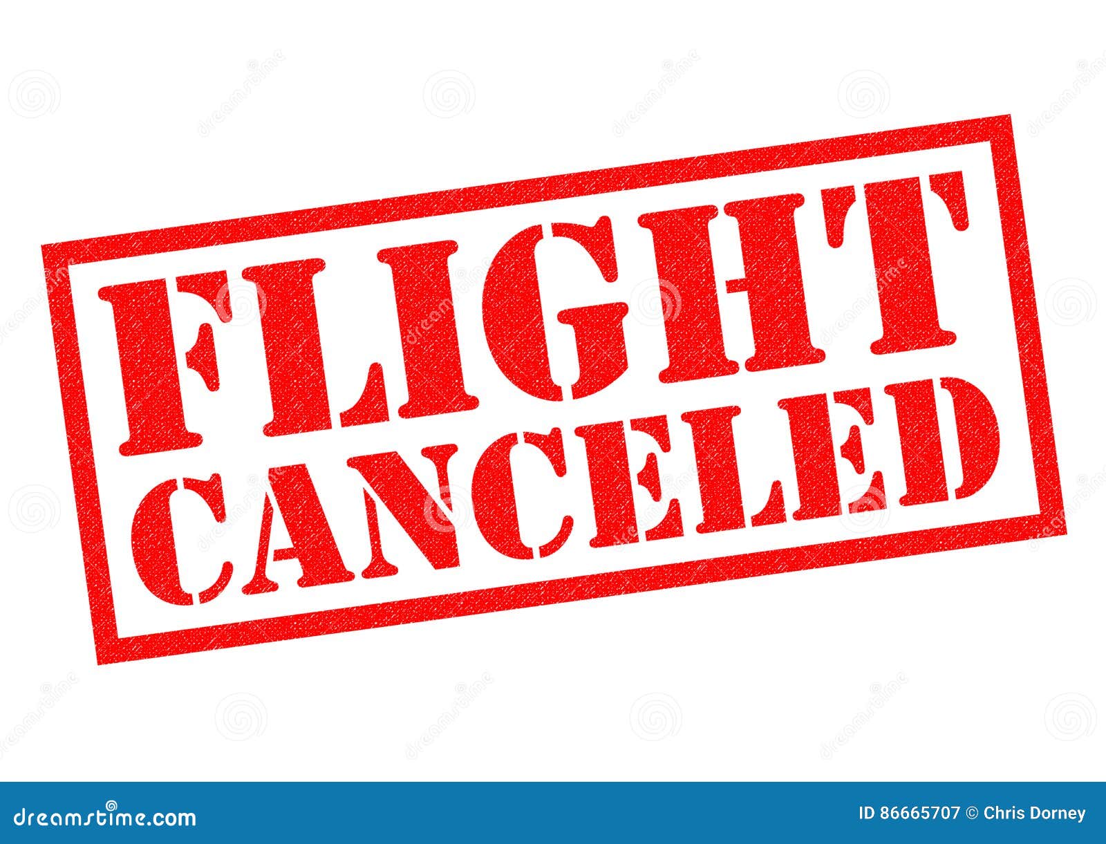 Sello De Goma CANCELADO VUELO Stock de ilustración - Ilustración de ...