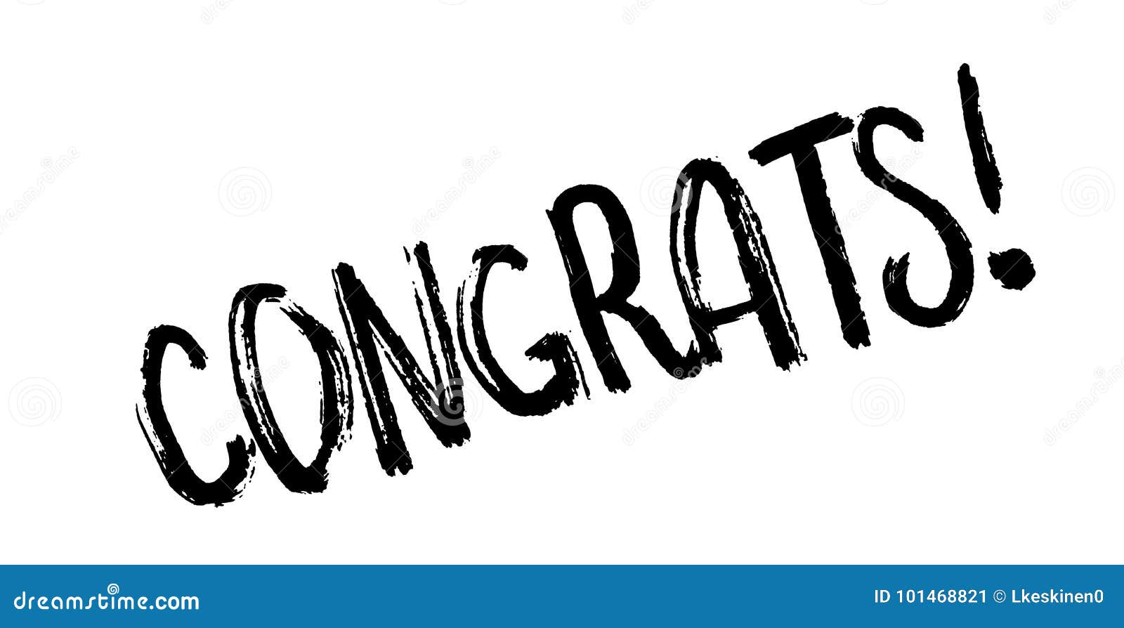 Sello de goma de Congrats ilustración del vector. Ilustración de ...