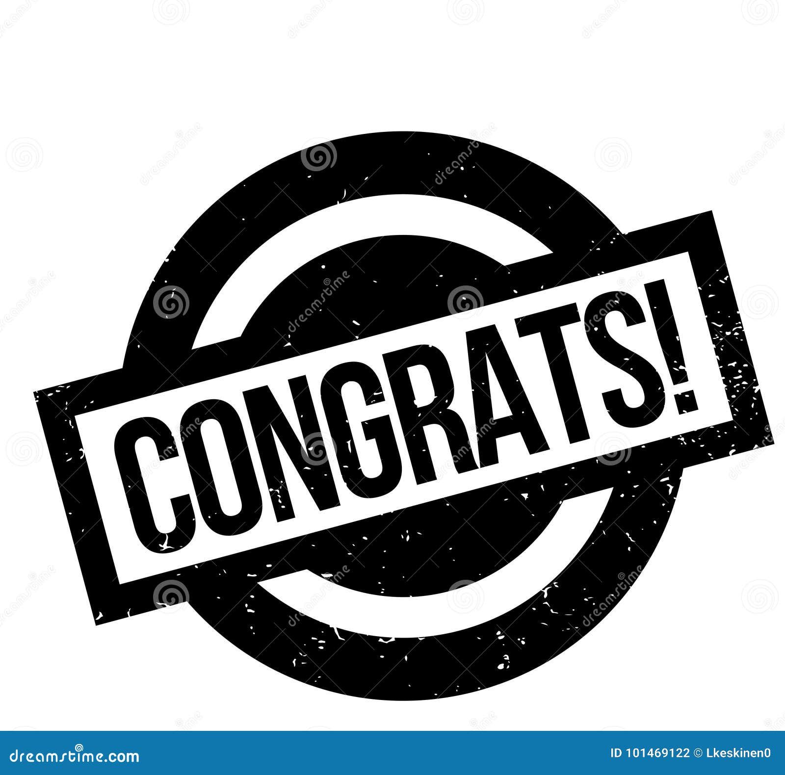 Sello de goma de Congrats ilustración del vector. Ilustración de ...