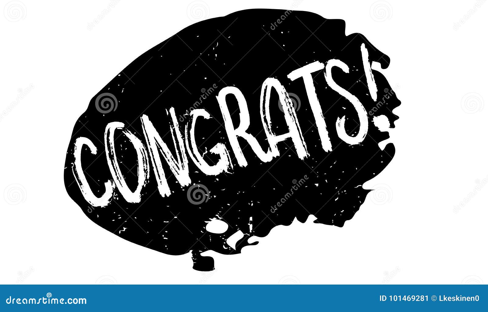 Sello de goma de Congrats ilustración del vector. Ilustración de ...