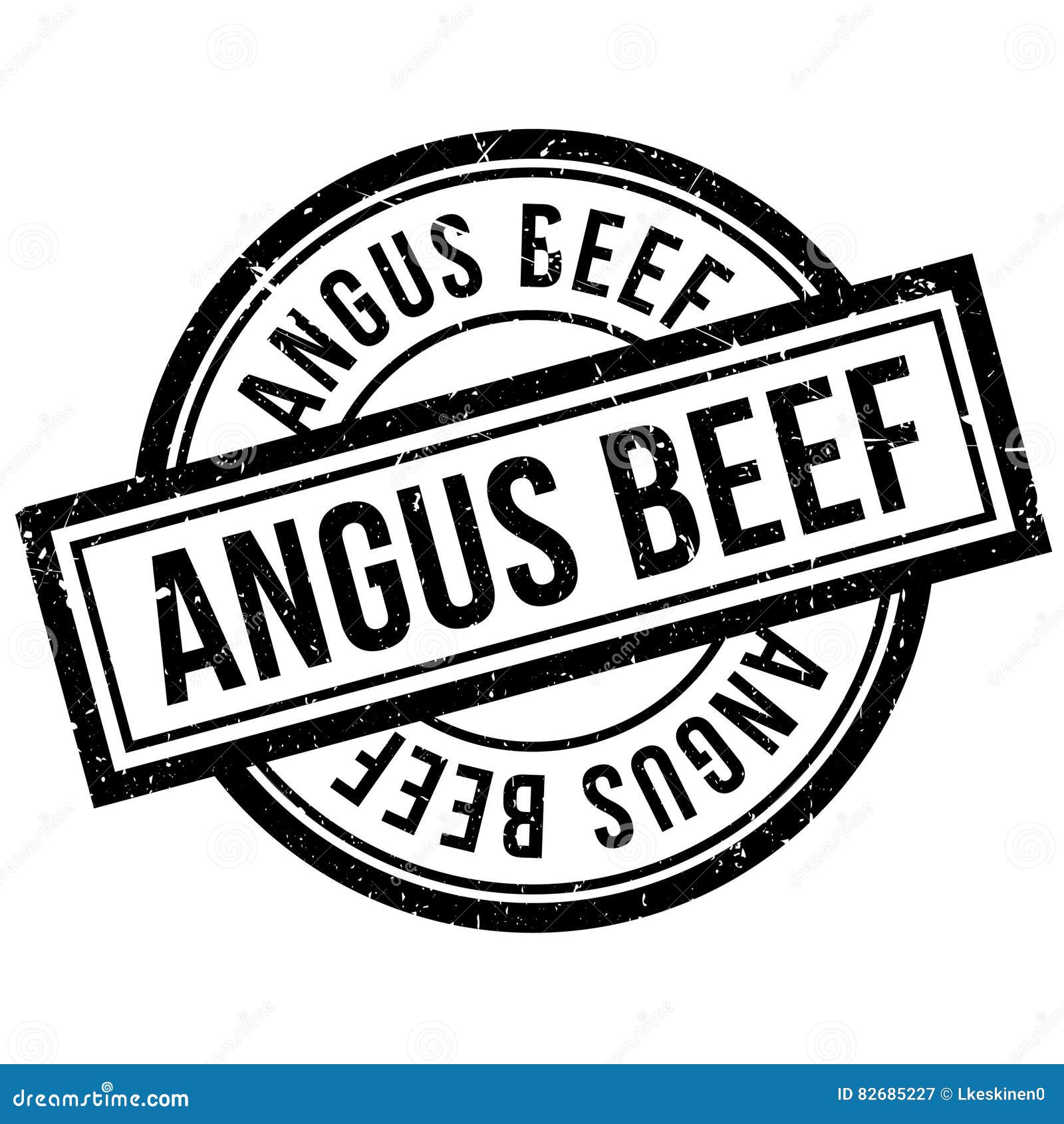Sello De Goma De Angus Beef Stock de ilustración - Ilustración de ...