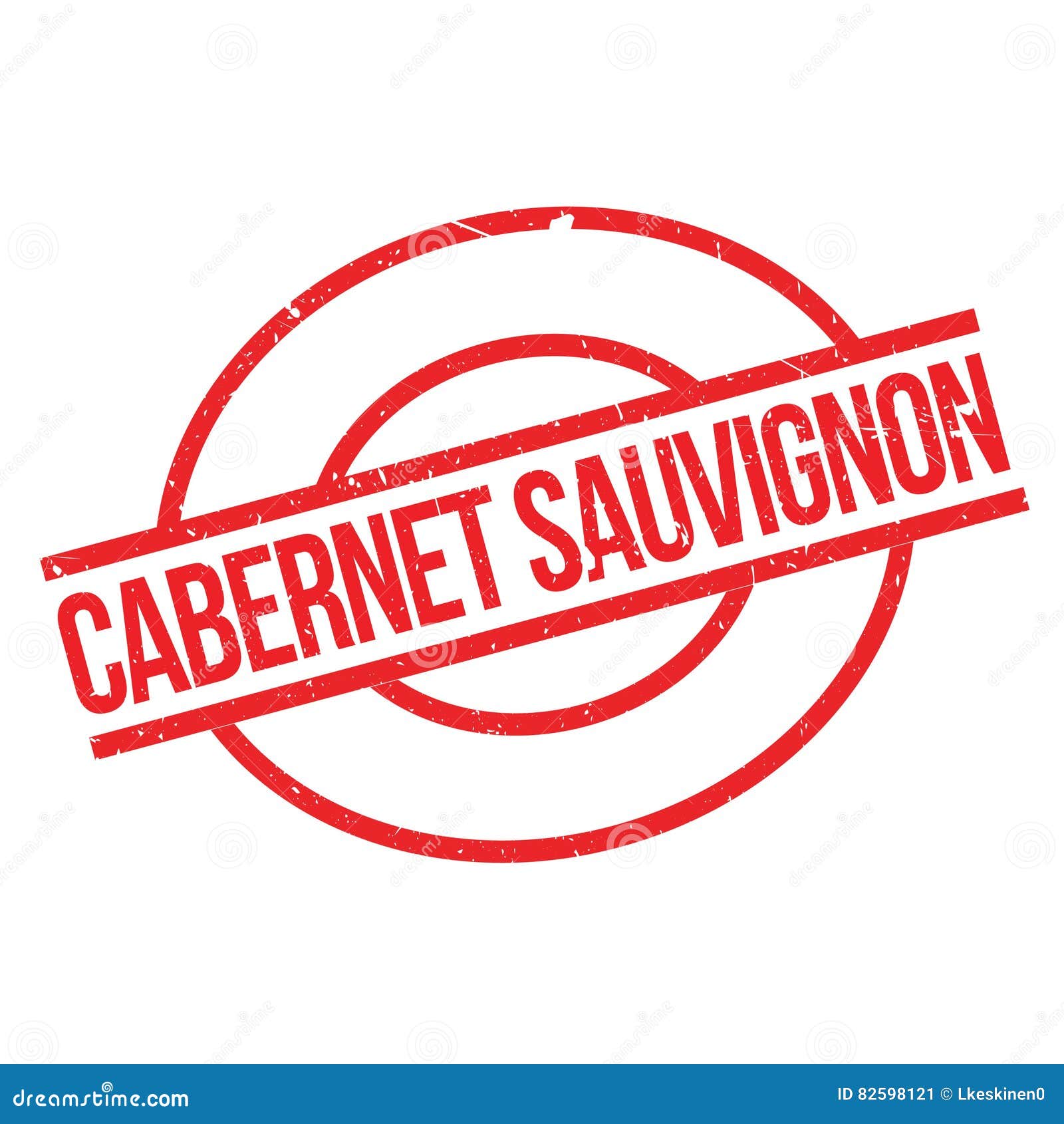 Sello De Goma De Cabernet Sauvignon Ilustración del Vector ...