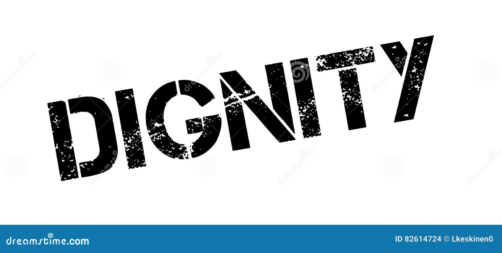 Sello De Goma De La Dignidad Ilustración del Vector - Ilustración de ...