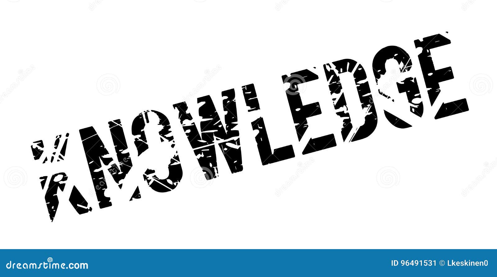 Sello De Goma Del Conocimiento Ilustración del Vector - Ilustración de ...