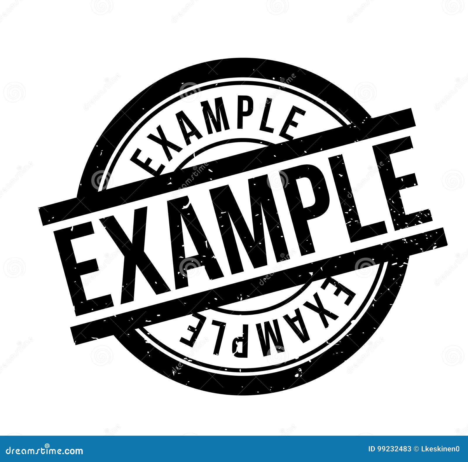 Sello de goma del ejemplo ilustración del vector. Ilustración de ...