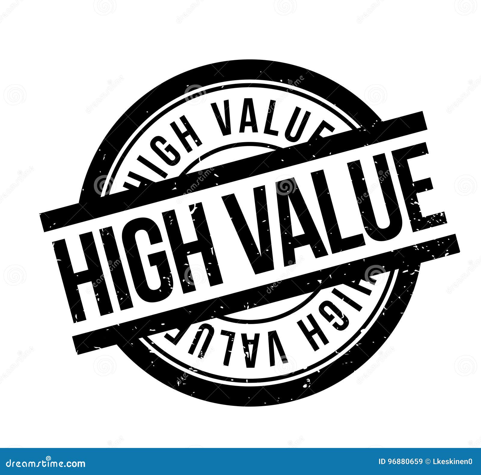 Sello De Goma Del Elevado Valor Ilustración del Vector - Ilustración de ...