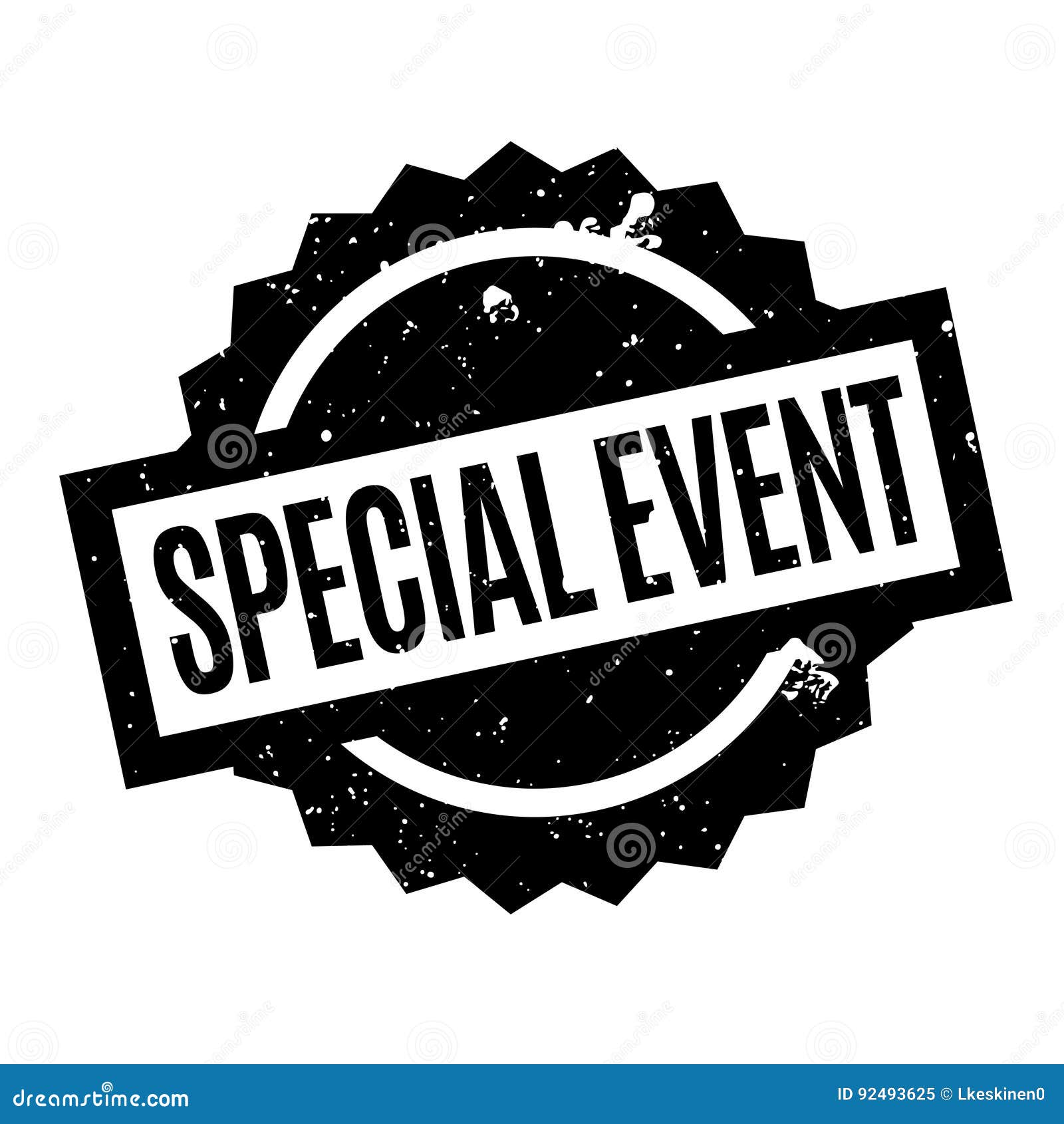Sello De Goma Del Evento Especial Ilustración del Vector - Ilustración ...