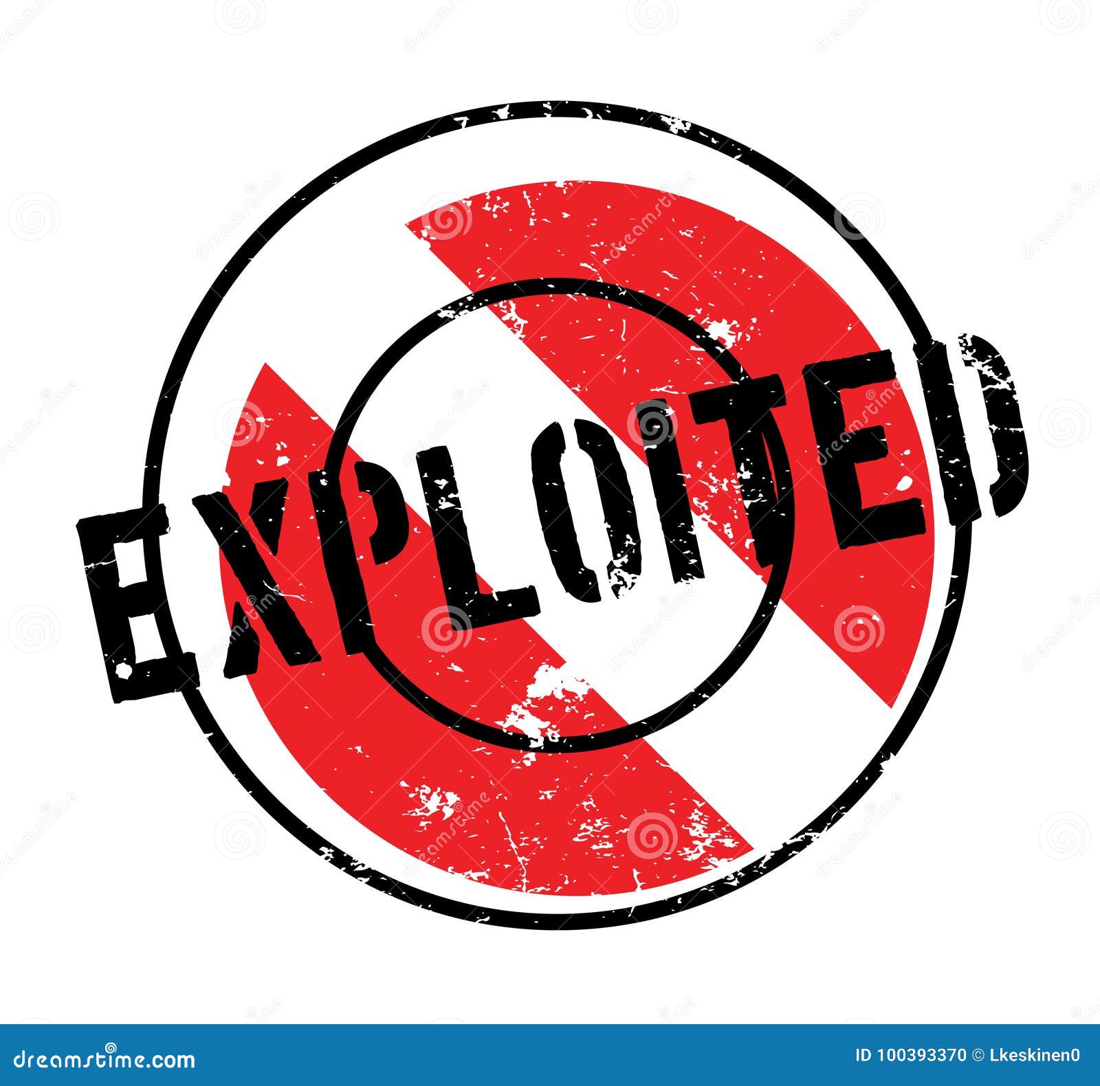 Sello de goma explotado ilustración del vector. Ilustración de muestra ...