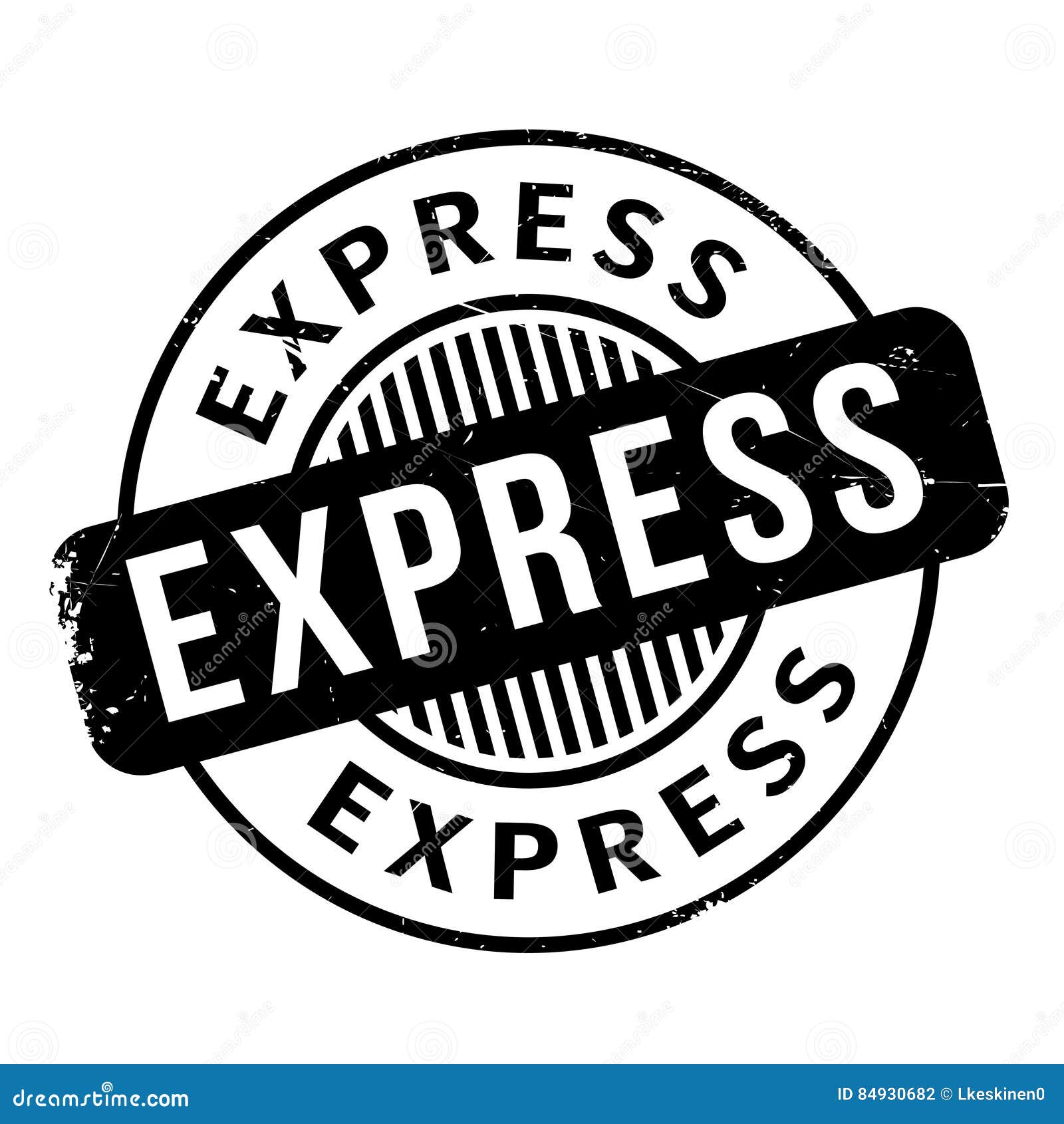 Sello de goma EXPRESO stock de ilustración. Ilustración de poste - 84930682