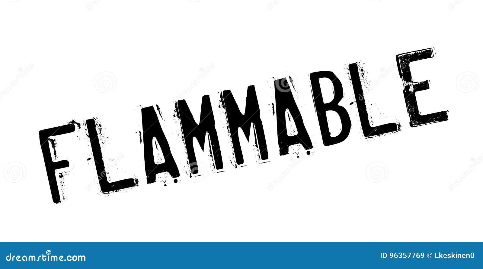 Sello de goma inflamable ilustración del vector. Ilustración de ...