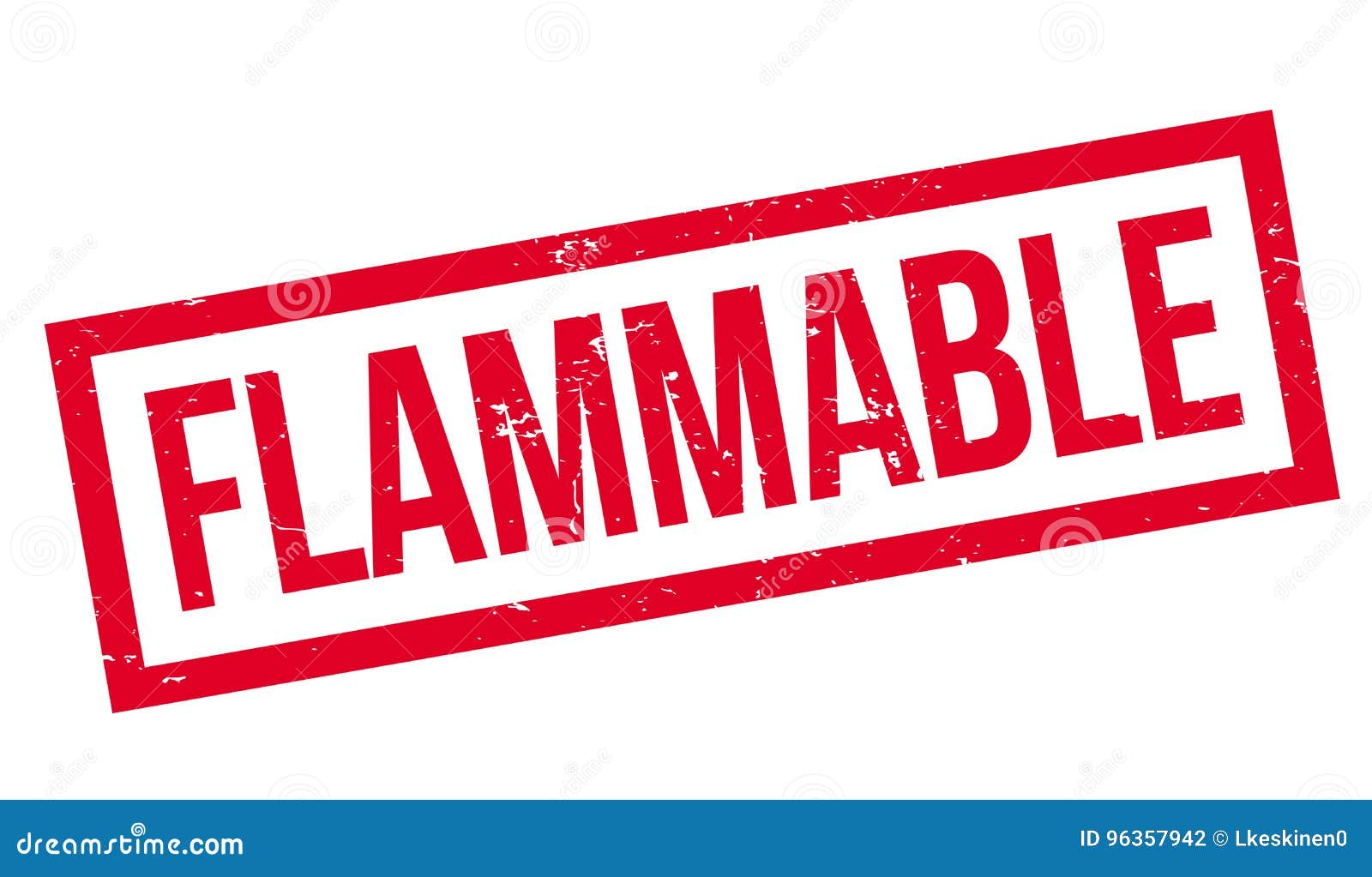 Sello de goma inflamable ilustración del vector. Ilustración de ...