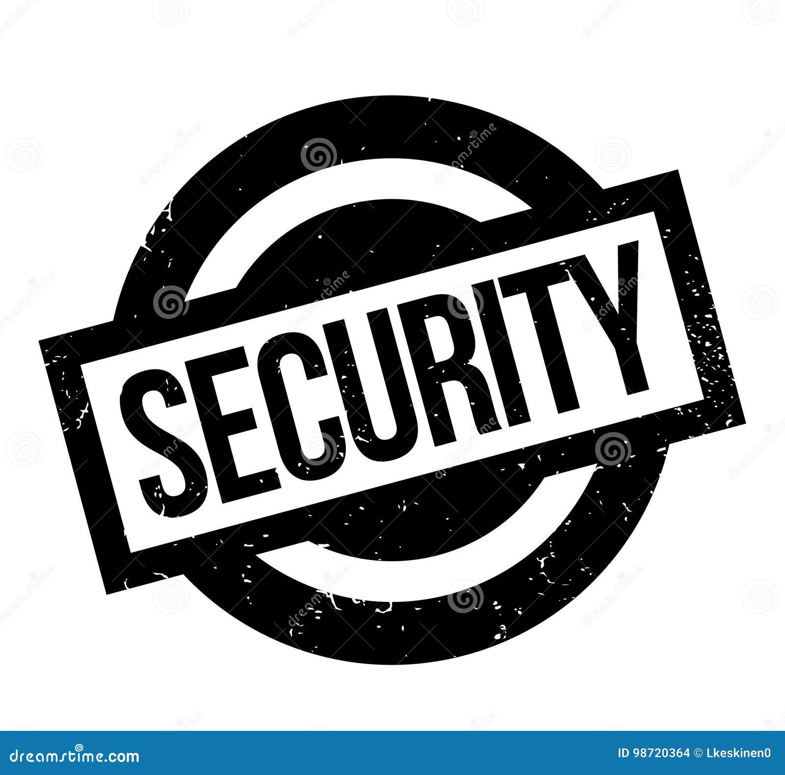 Sello De Goma De La Seguridad Ilustración del Vector - Ilustración de ...